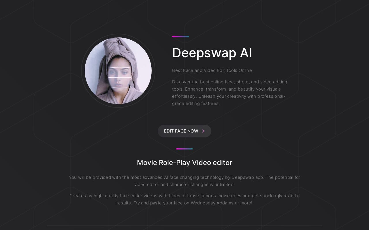 Deepswap - Best Face and Video Edit Tools Online